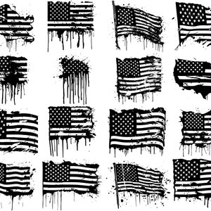 100+ Distress Flag SVG Bundle, Instant Digital Download, PNG, SVG Cut Files - Etsy