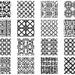 100+ Grid Seamless Pattern SVG Bundle, Instant Digital Download, PNG ...