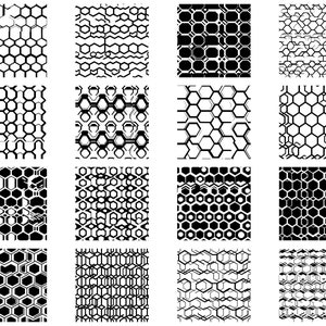 100+ Honeycomb Seamless Pattern SVG Bundle, Instant Digital Download ...