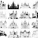 100+ European Castle SVG Bundle, Instant Digital Download, PNG, SVG Cut ...