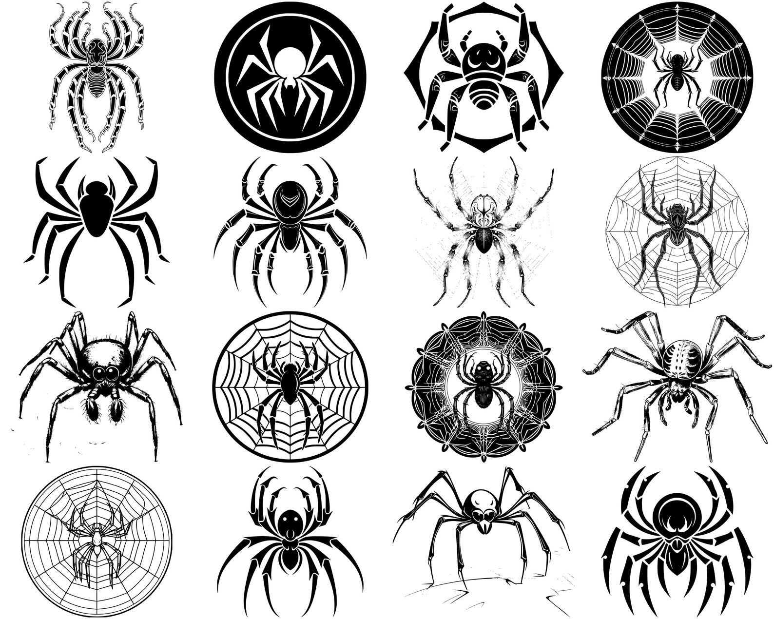 100 Spider SVG Bundle, Instant Digital Download, PNG, SVG Cut Files - Etsy