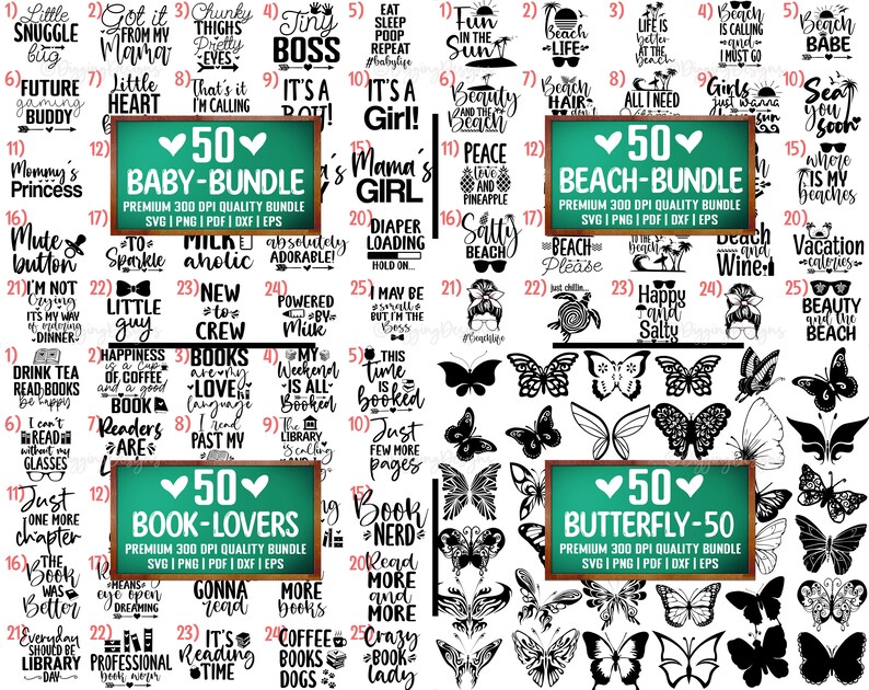 Big SVG Bundle svg files for cricut svg files svg designs - Etsy México