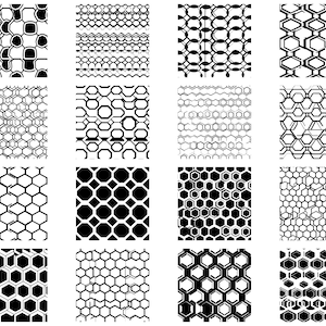 100+ Honeycomb Seamless Pattern SVG Bundle, Instant Digital Download ...