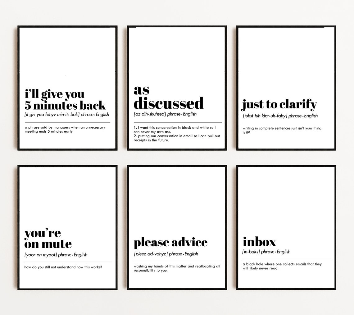 Office Wall Art Set 50 PRINTABLES Home Office Decor Mega - Etsy Australia