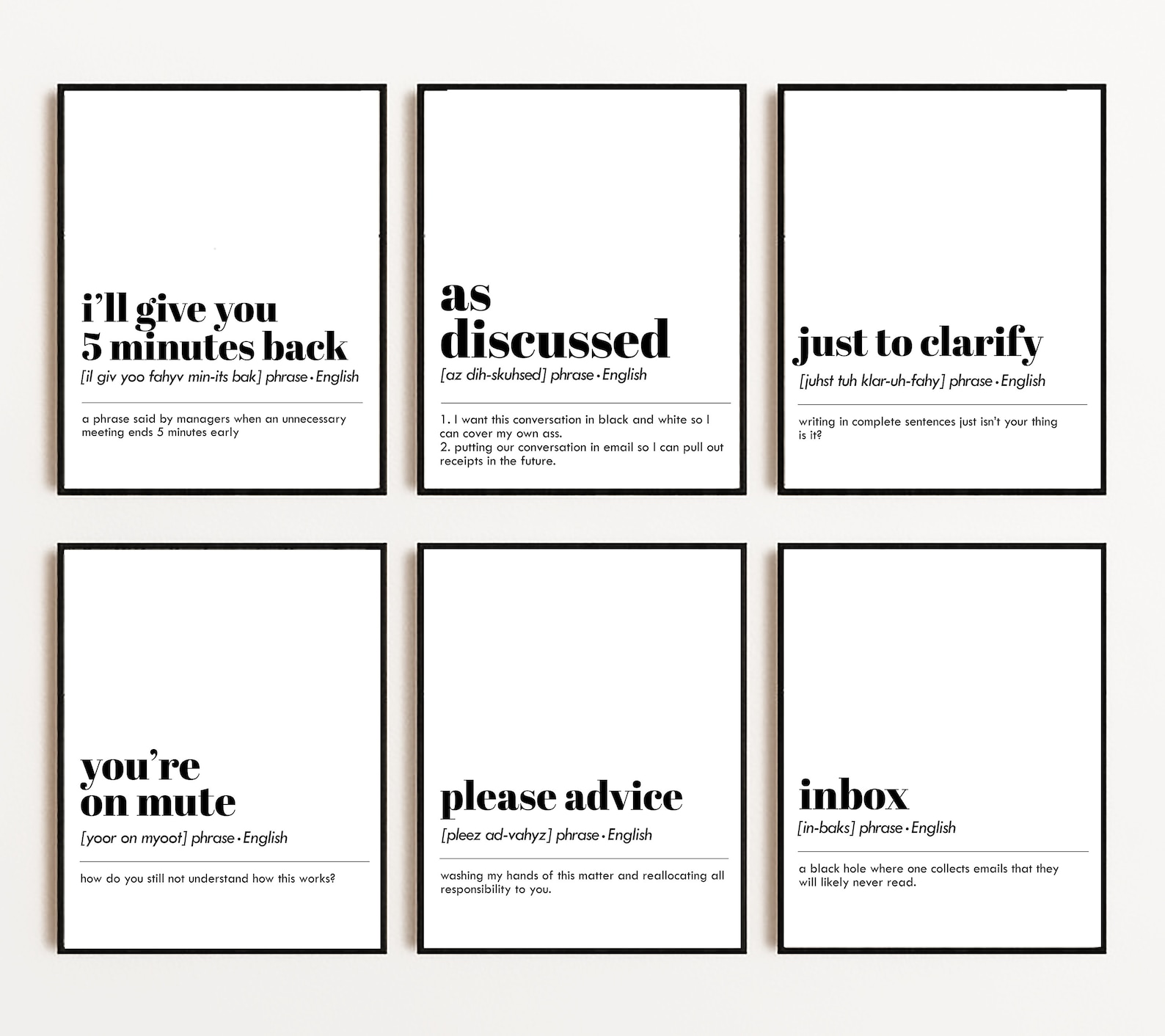 Office Wall Art Set 50 PRINTABLES Home Office Decor Mega - Etsy Australia