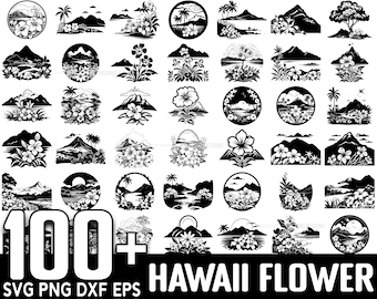Hawaiian Svg - Etsy