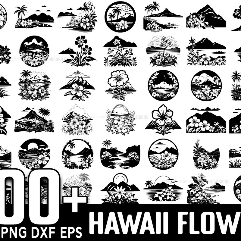 Hawaiian Svg File - Etsy