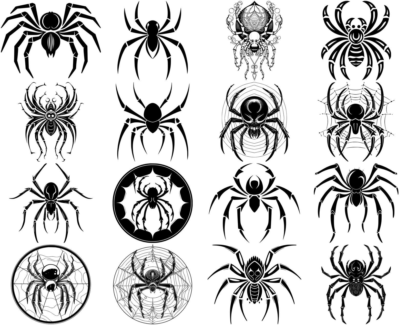 100 Spider SVG Bundle, Instant Digital Download, PNG, SVG Cut Files - Etsy