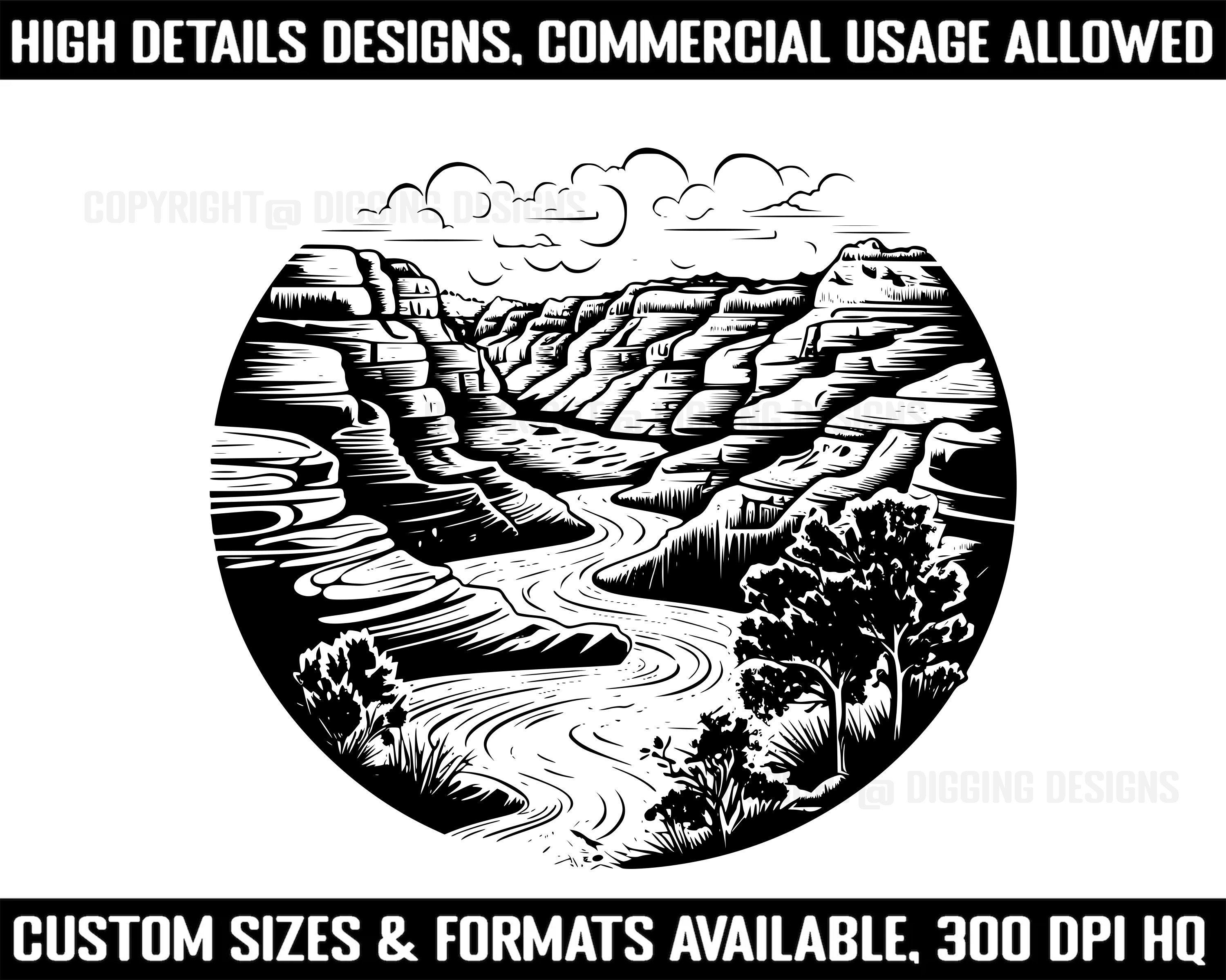 100+ Grand Canyon SVG Bundle, Instant Digital Download, PNG, SVG Cut ...