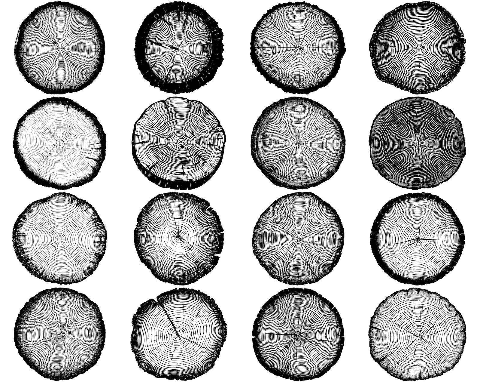100+ Tree Slice Slab SVG Bundle, Instant Digital Download, PNG, SVG Cut ...