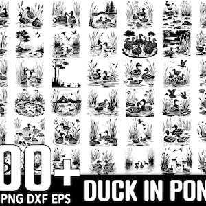 100+ Duck Pond SVG Bundle,instant Digital Download, PNG, SVG Cut Files ...