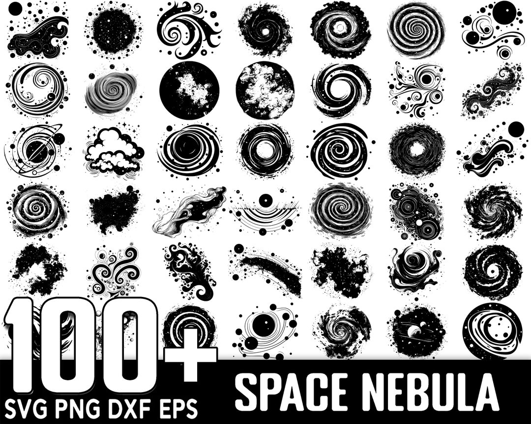 100+ Space Nebula SVG Bundle,instant Digital Download, PNG, SVG Cut ...