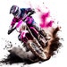 Pink Motocross, High Quality Dirt Bike Png Bundle, Set of 10, Instant ...