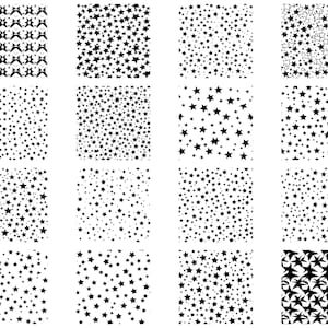 100+ Stars Seamless Pattern SVG Bundle (digital Download) - Etsy