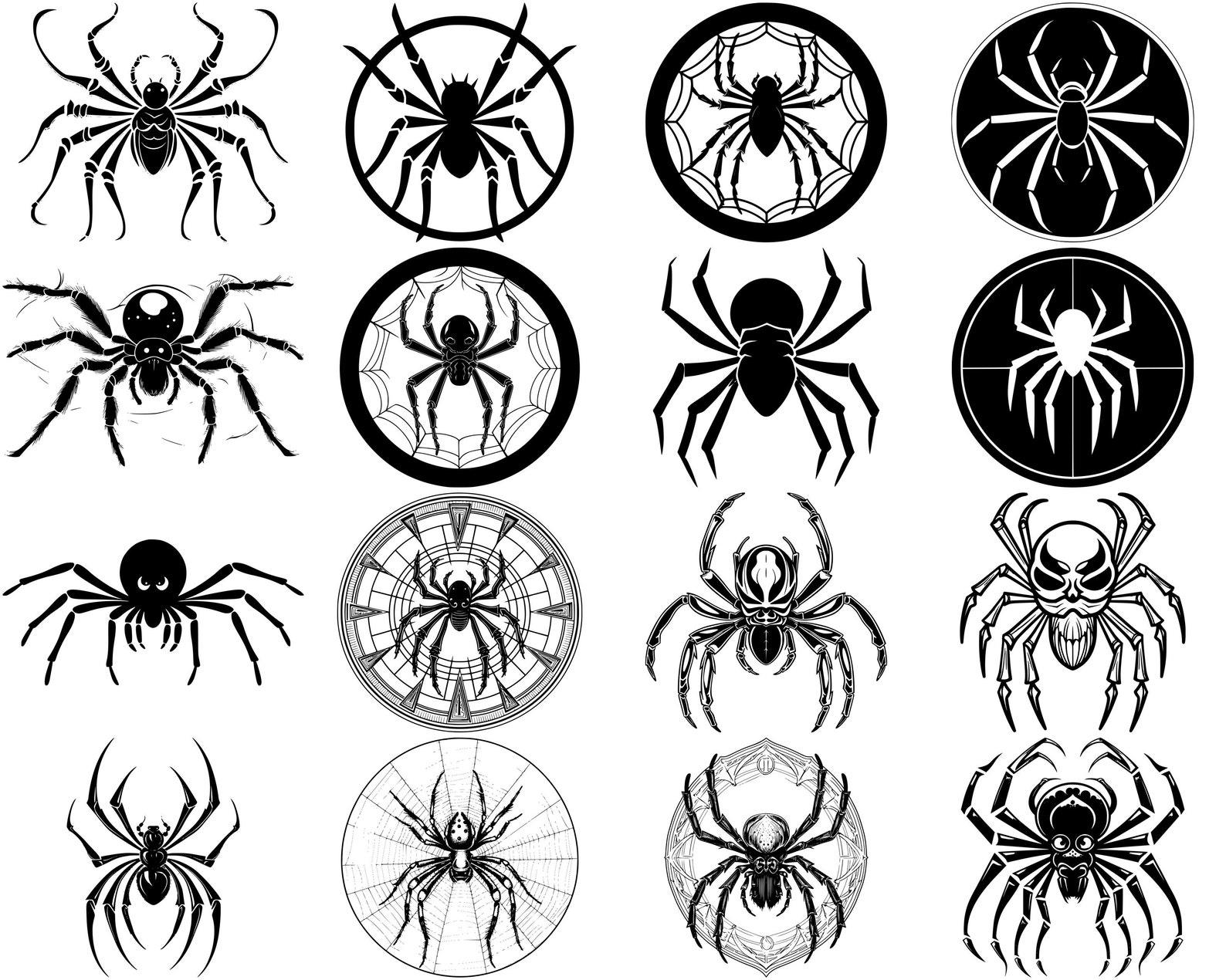 100 Spider SVG Bundle, Instant Digital Download, PNG, SVG Cut Files - Etsy