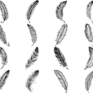 100+ Feather SVG Bundle, Instant Digital Download, PNG, SVG Cut Files ...