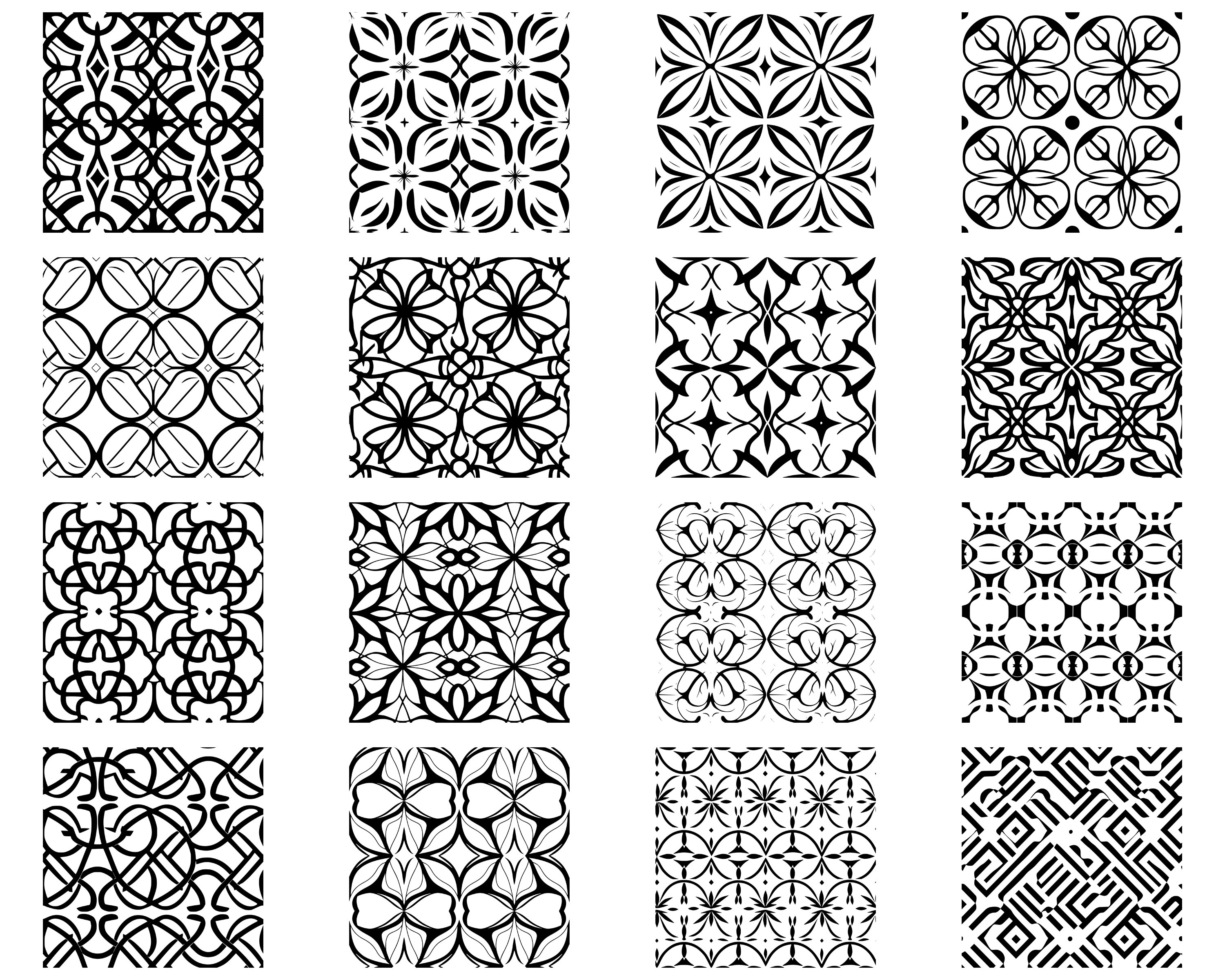 100+ Mesmerizing Seamless Pattern SVG Bundle, Instant Digital Download ...