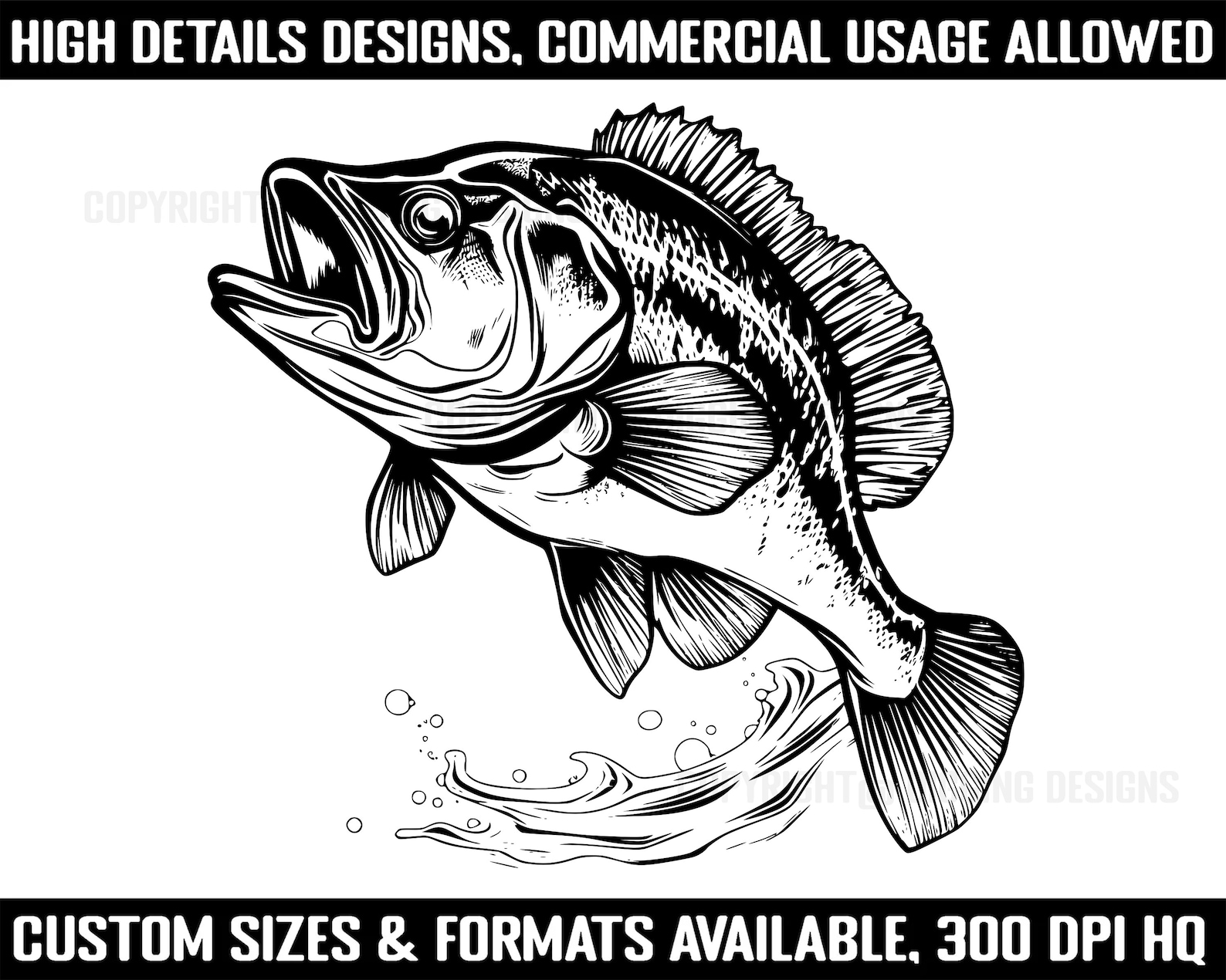100+ Bass Fishing SVG Bundle, Instant Digital Download, PNG, SVG Cut ...