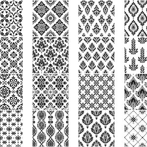 100+ Embroidered Seamless Pattern SVG Bundle, Instant Digital Download ...