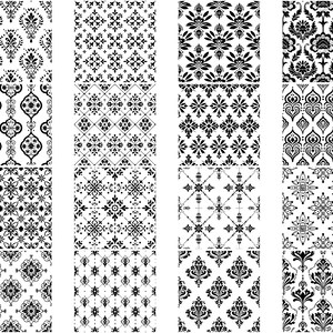 100+ Embroidered Seamless Pattern SVG Bundle, Instant Digital Download ...