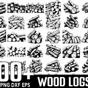 100+ Wooden Logd SVG Bundle, Instant Digital Download, PNG, SVG Cut ...