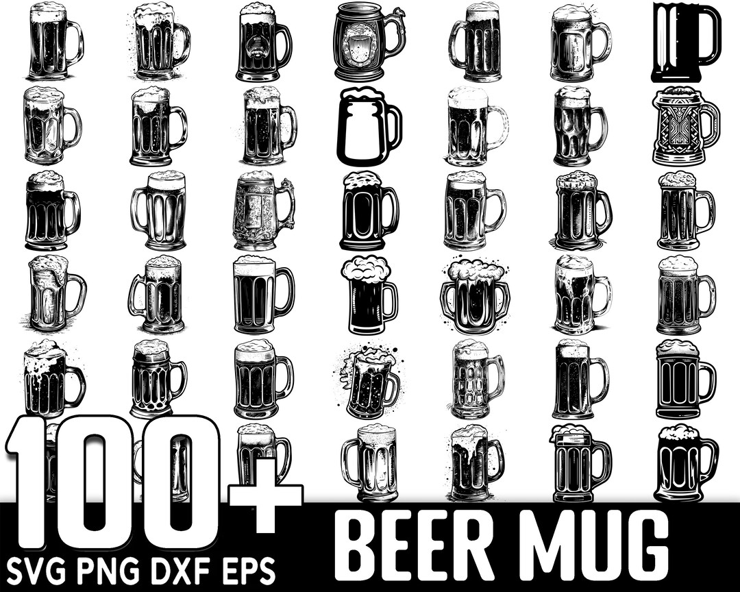 100+ Beer Mug Cow SVG Bundle, Instant Digital Download, PNG, SVG Cut Files - Etsy