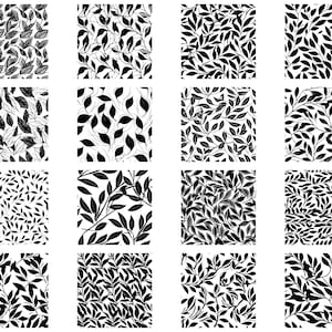 100+ Leaves Seamless Pattern SVG Bundle, Instant Digital Download, PNG ...