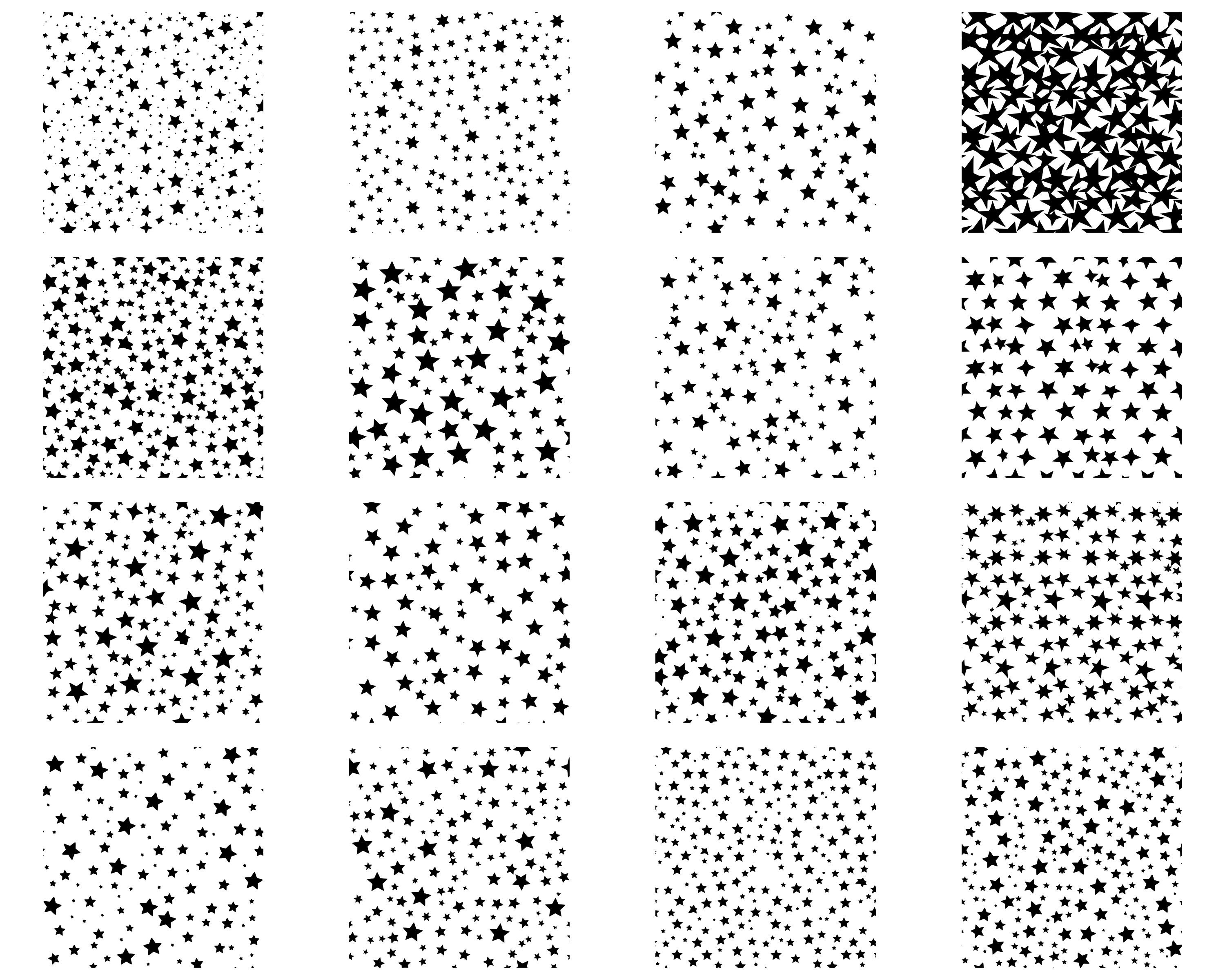 100+ Stars Seamless Pattern SVG Bundle (digital Download) - Etsy
