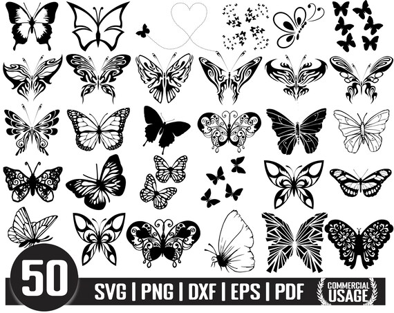 Butterfly SVG Butterfly Bundle SVG Files Butterfly SVG - Etsy