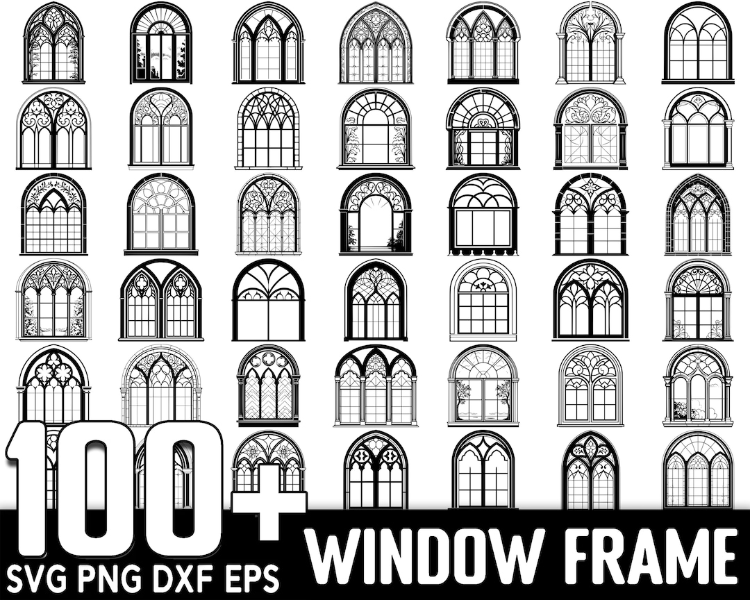 100+ Window SVG Bundle, Instant Digital Download, PNG, SVG Cut Files - Etsy