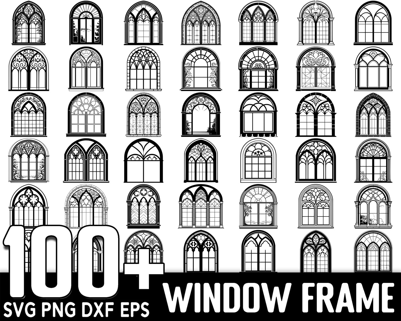 100+ Window SVG Bundle, Instant Digital Download, PNG, SVG Cut Files - Etsy