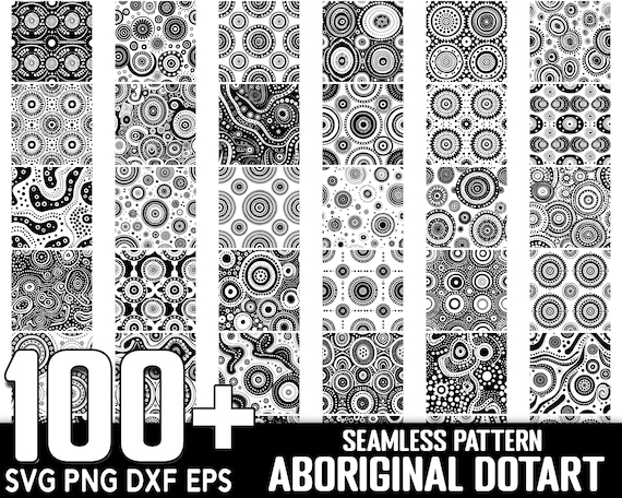Aboriginal Dot Art Printable Templates