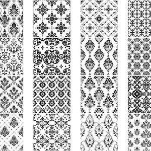 100+ Embroidered Seamless Pattern SVG Bundle, Instant Digital Download ...