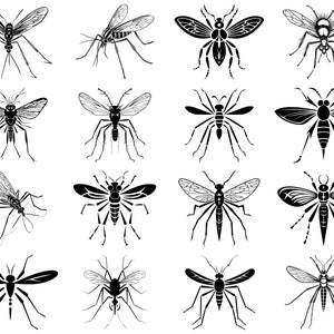 100+ Mosquito Svg Bundle, Instant Digital Download, PNG, SVG Cut Files ...