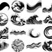 100+ Water Waves SVG Bundle, Instant Digital Download, PNG, SVG Cut ...