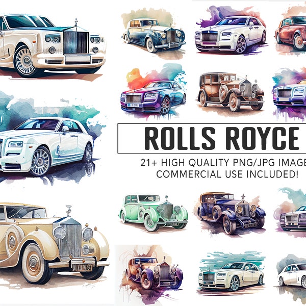 Rolls Royce Clipart - Etsy