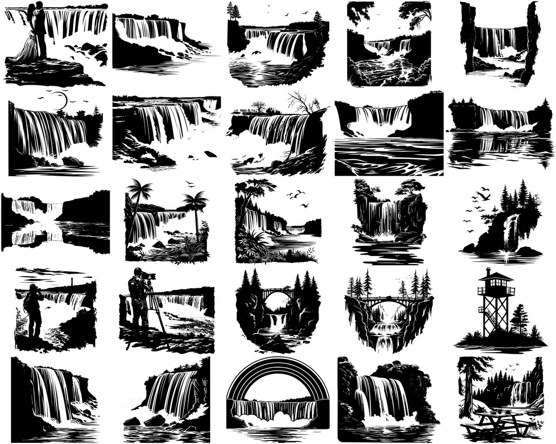 Niagara Falls SVG Bundle,instant Digital Download, PNG, SVG Cut Files ...