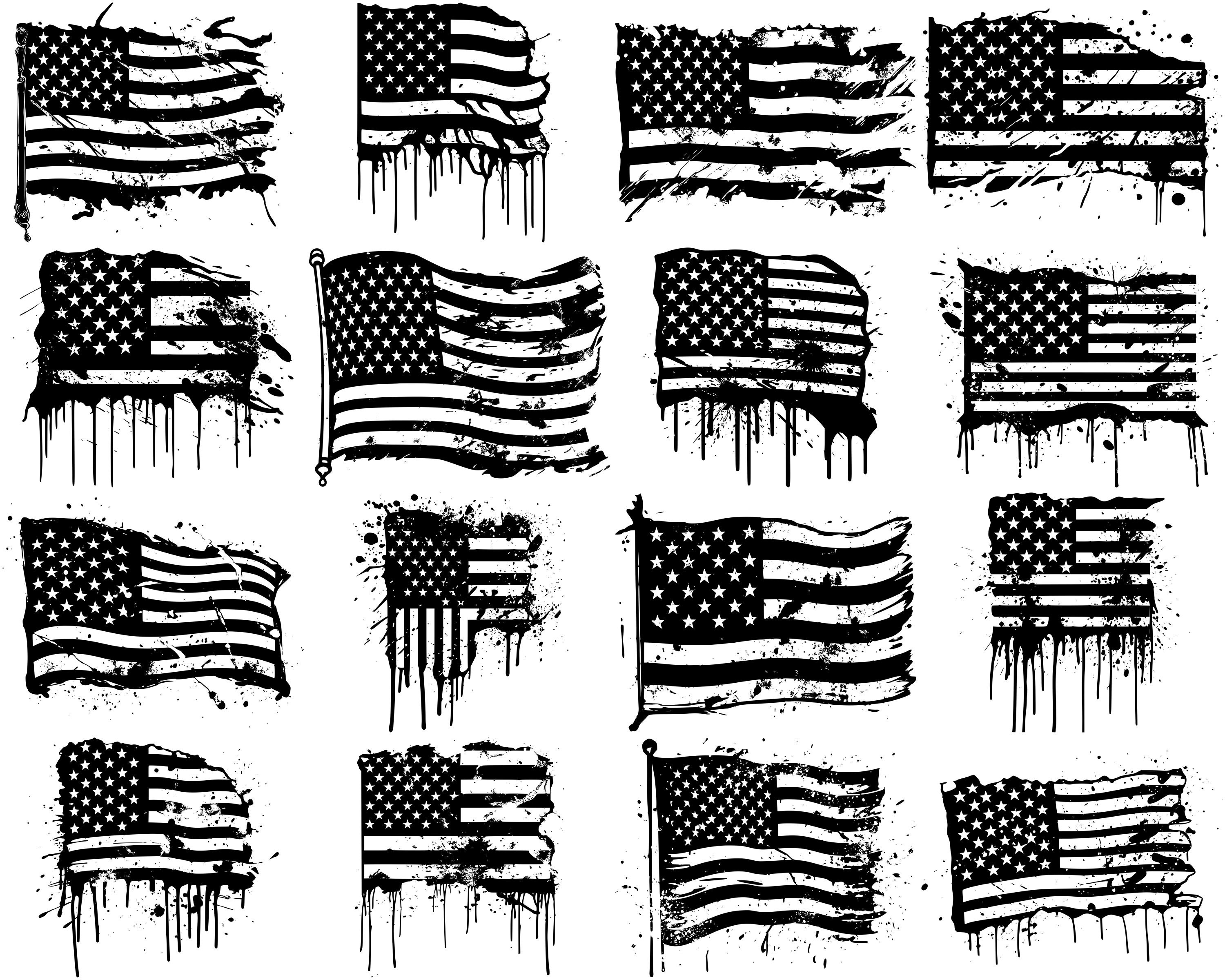 100+ Distress Flag SVG Bundle, Instant Digital Download, PNG, SVG Cut ...