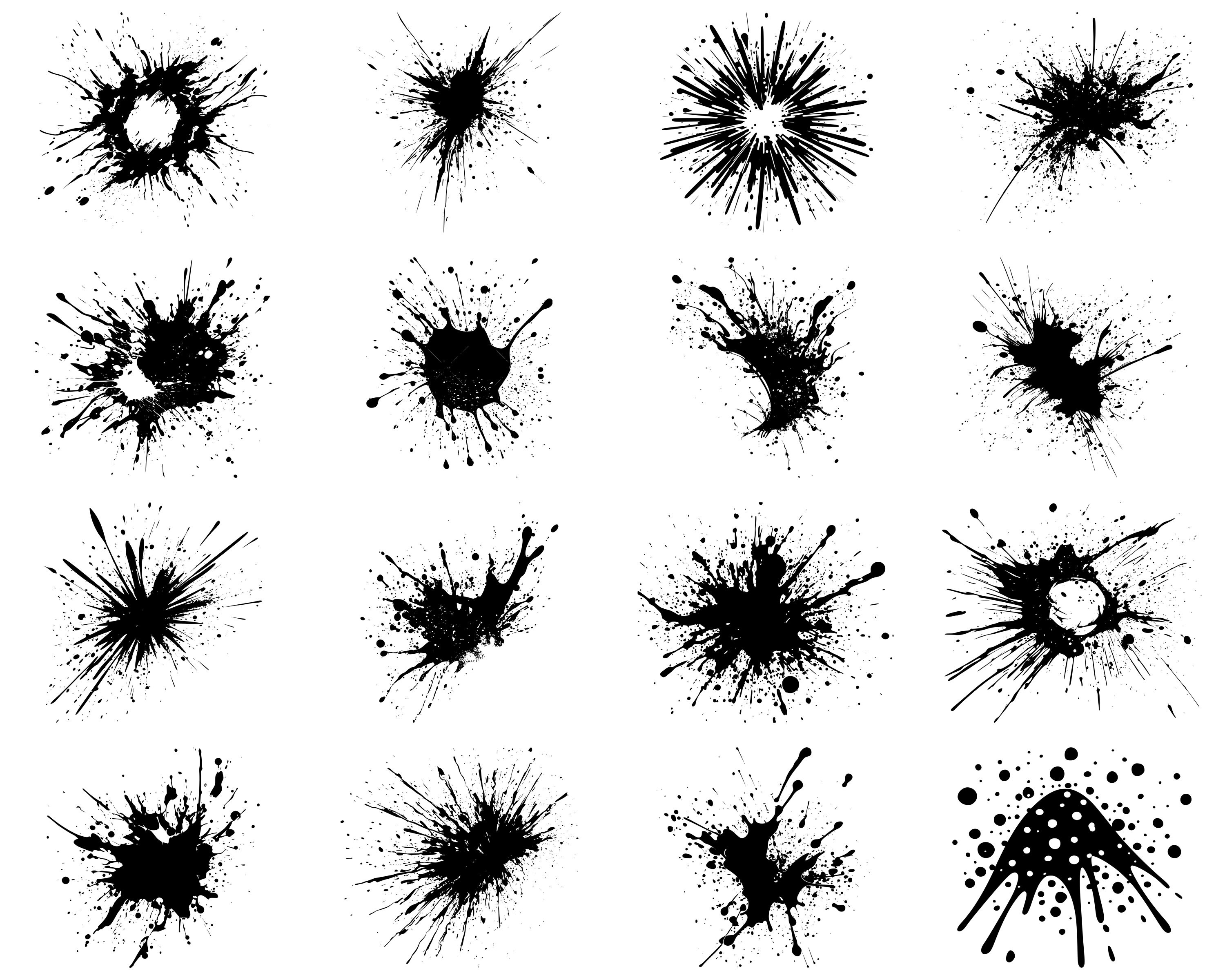 100+ Splash SVG Bundle, Instant Digital Download, PNG, SVG Cut Files - Etsy