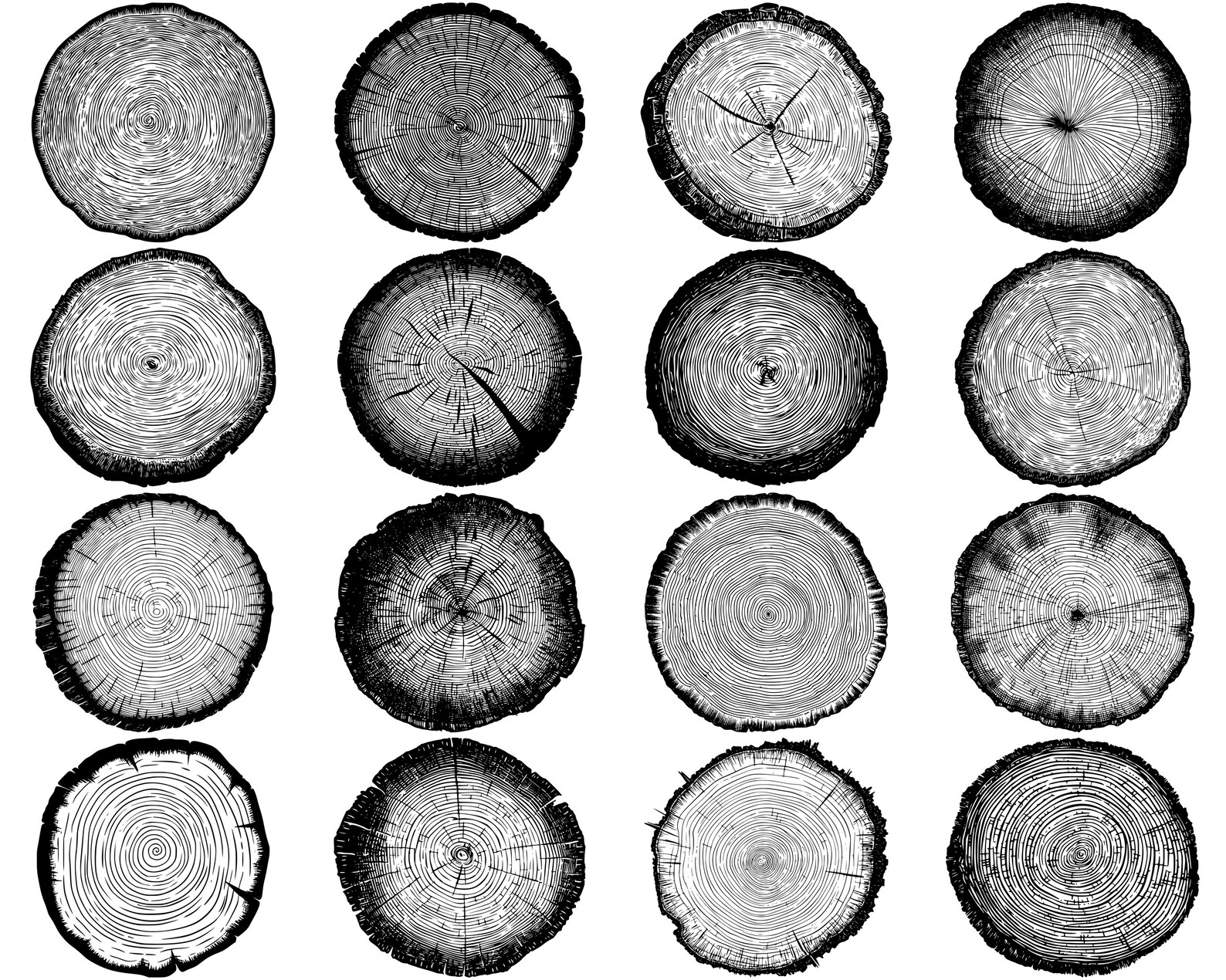 100+ Tree Slice Slab SVG Bundle, Instant Digital Download, PNG, SVG Cut ...