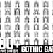 100 Gothic Gate SVG Bundle, Instant Digital Download, PNG, SVG Cut ...