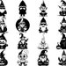 100 Halloween Gnome SVG Bundle, Instant Digital Download, PNG, SVG Cut ...