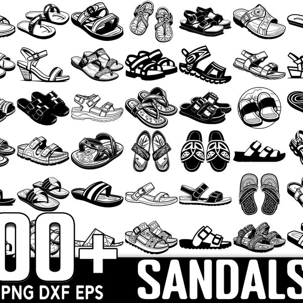 Sandals Svg - Etsy