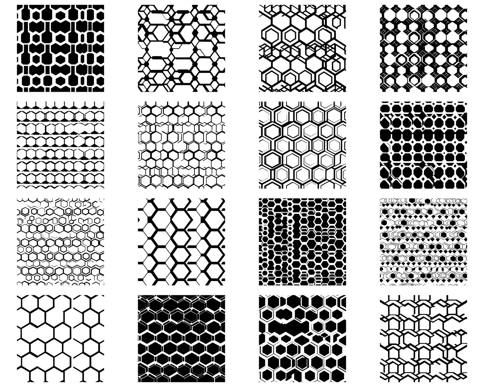 100+ Honeycomb Seamless Pattern SVG Bundle, Instant Digital Download ...