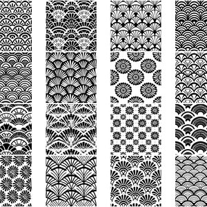 100+ Japanese Shibori Seamless Pattern SVG Bundle, Instant Digital ...