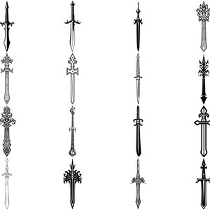 100 Sword SVG Bundle, Instant Digital Download, PNG, SVG Cut Files - Etsy