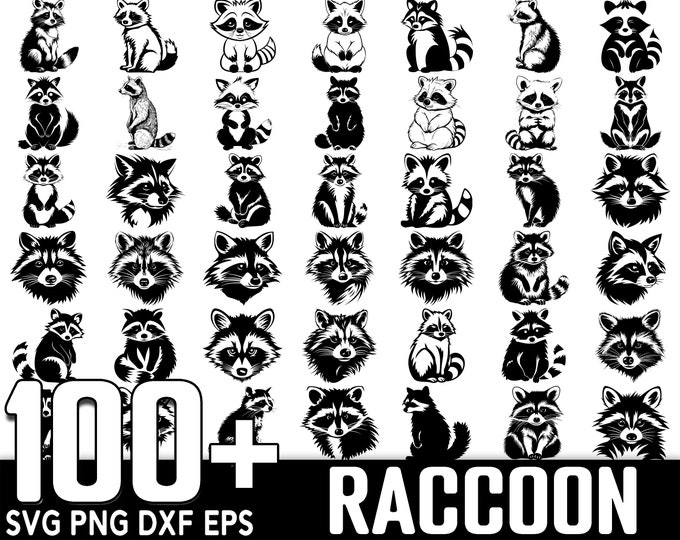 Raccoon Svg Bundle Raccoon Png Bundle Raccoon Cut File - Etsy Canada