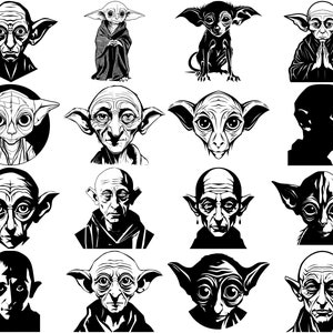 100+ Dobby SVG Bundle,instant Digital Download, PNG, SVG Cut Files - Etsy