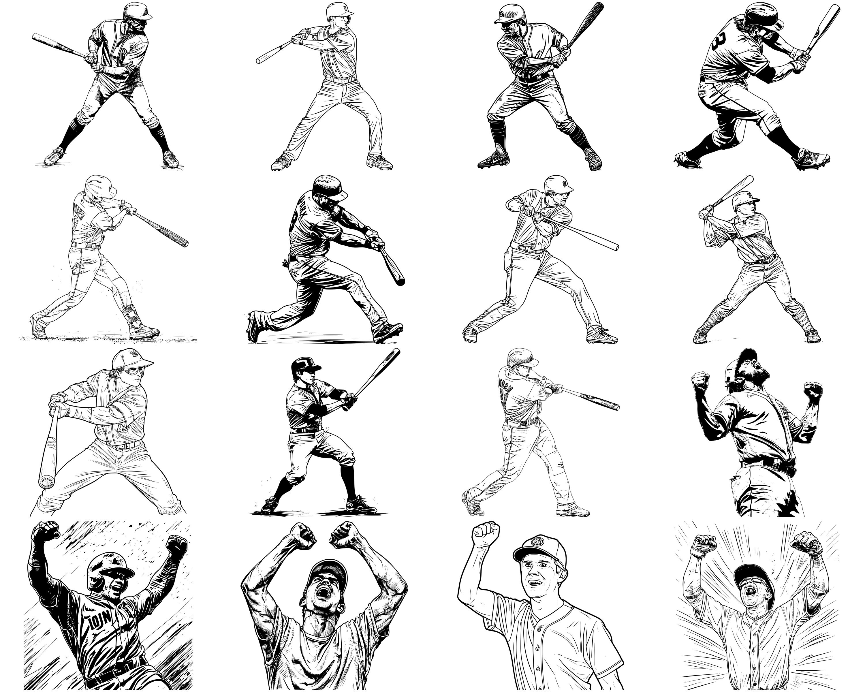 100+ Baseball SVG Bundle, Instant Digital Download, PNG, SVG Cut Files ...