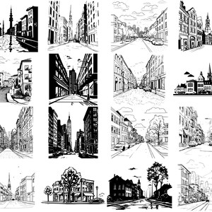 100+ City Street SVG Bundle,instant Digital Download, PNG, SVG Cut ...
